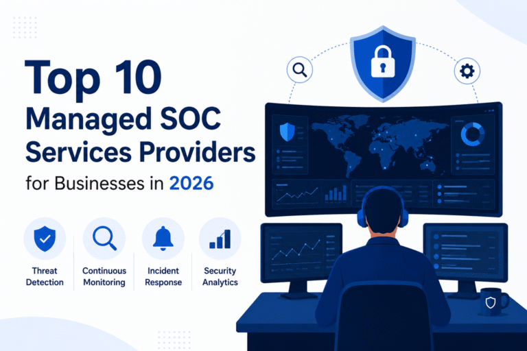 Top 10 Managed SOC Services Providers for Businesses in 2026